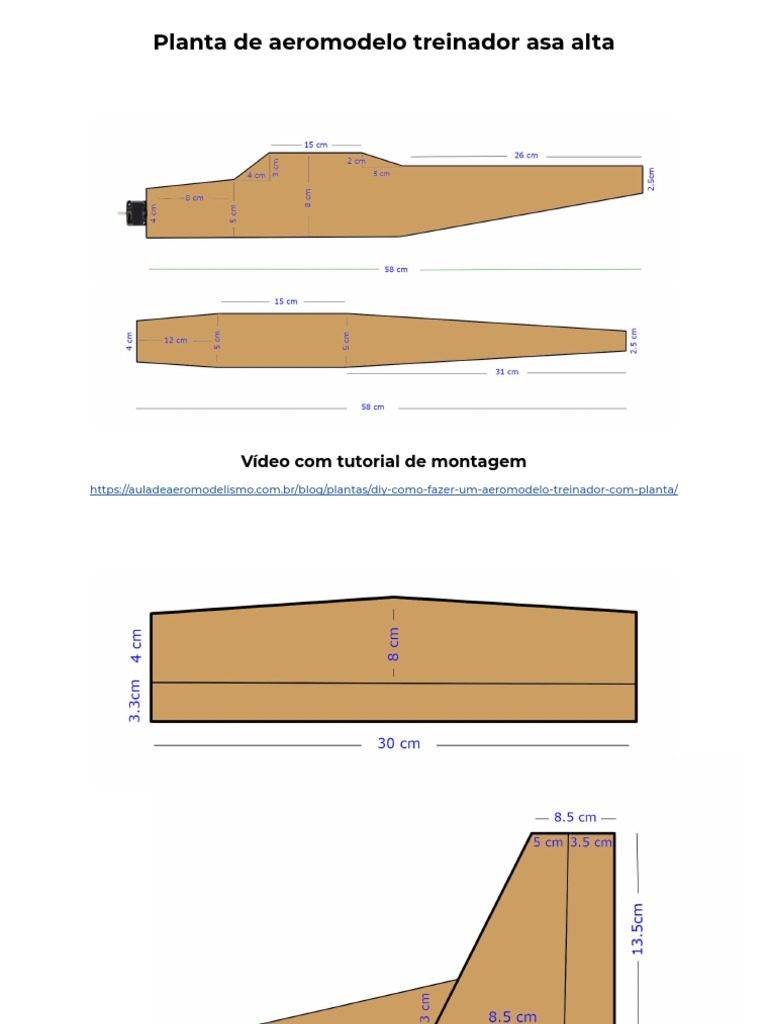Planta Aviao Treinador | PDF