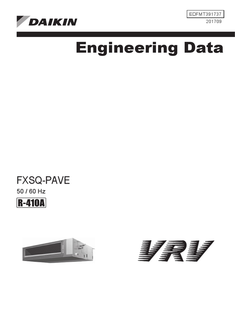 Catalogue Daikin VRV H Edfmt391737 - Fxsq-Pa | PDF | Thermostat | Air ...