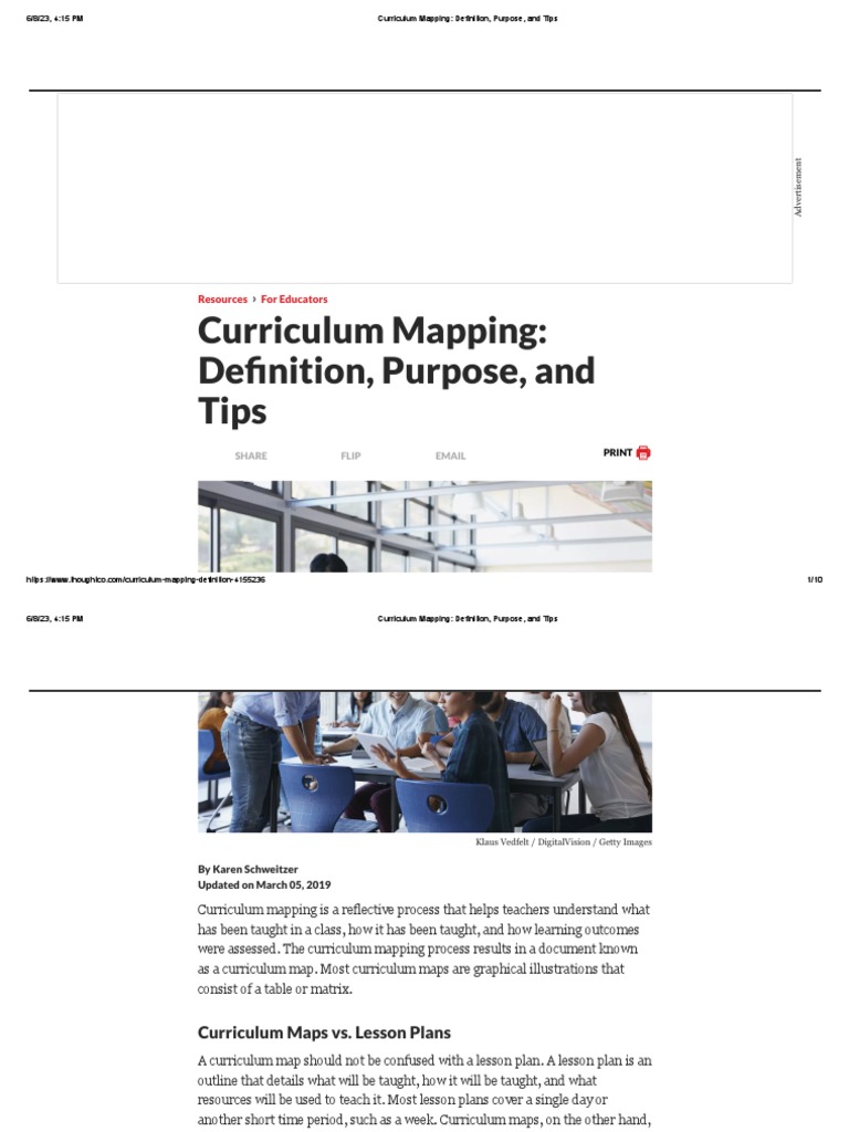 Curriculum Mapping - Definition, Purpose, and Tips | PDF | Career ...