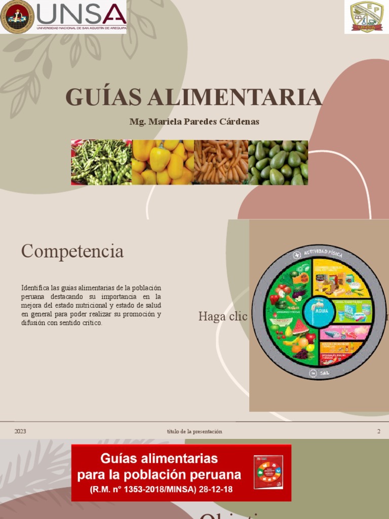 Tema 12 Guias Alimentarias Clasificacion de Alimentos | Descargar gratis PDF | Obesidad | Nutrición