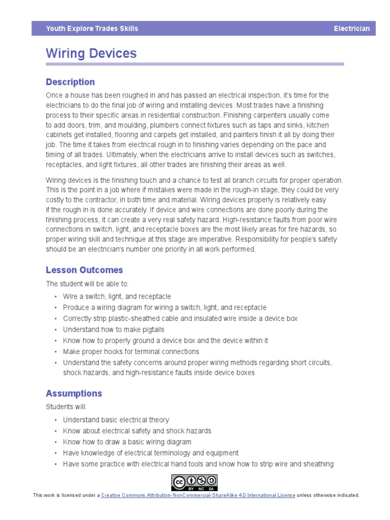 Wiring Devices | PDF | Electrical Wiring | Switch