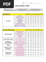 DBT Diary Card Template in German | PDF | Emotional Self Regulation ...