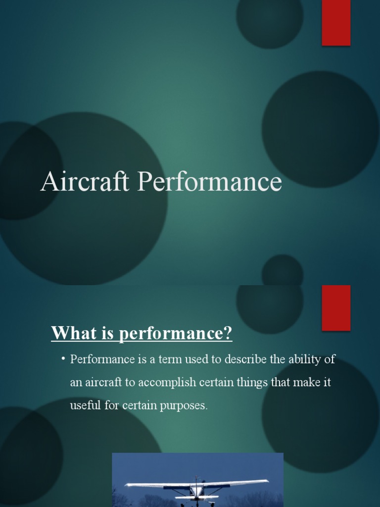 Aircraft Performance | PDF | Business | Technology & Engineering