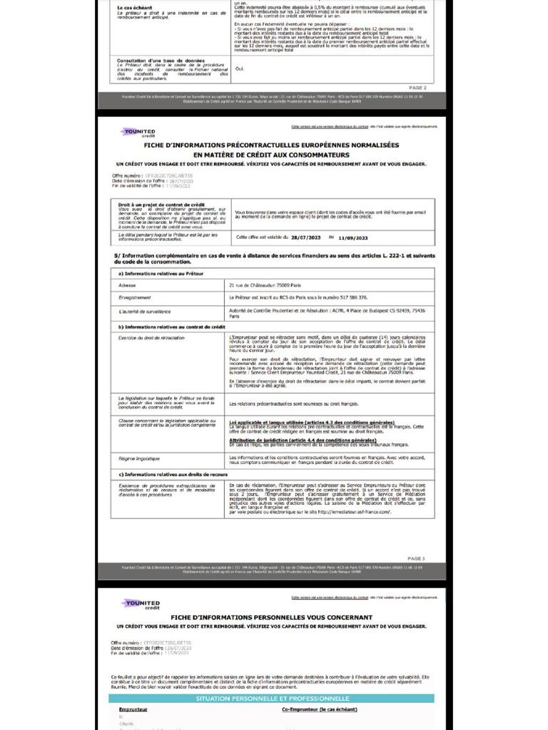 Contrat de Prêt | PDF