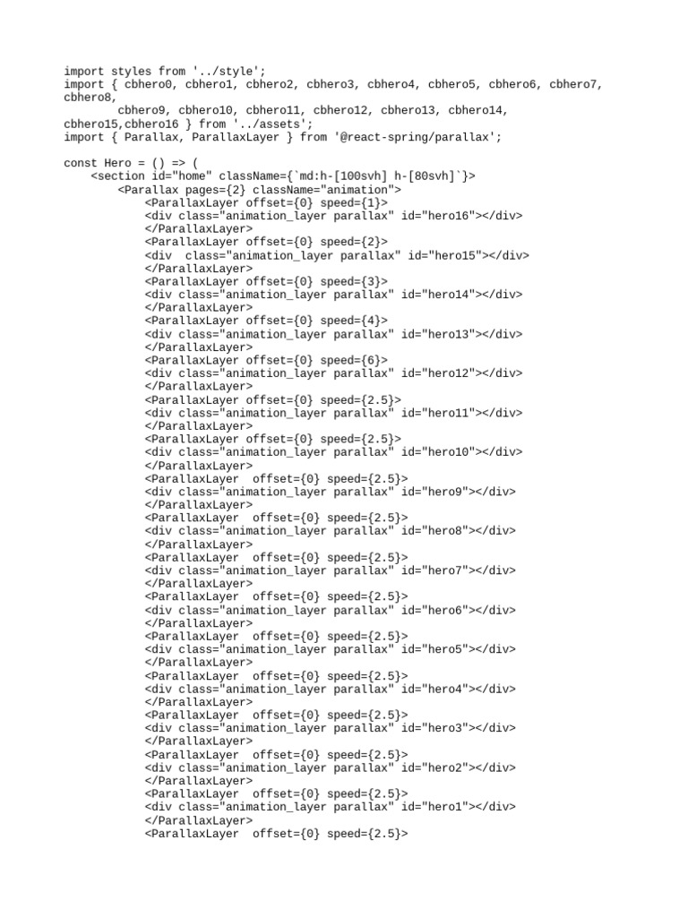 Hero Js Parallax-1 | PDF