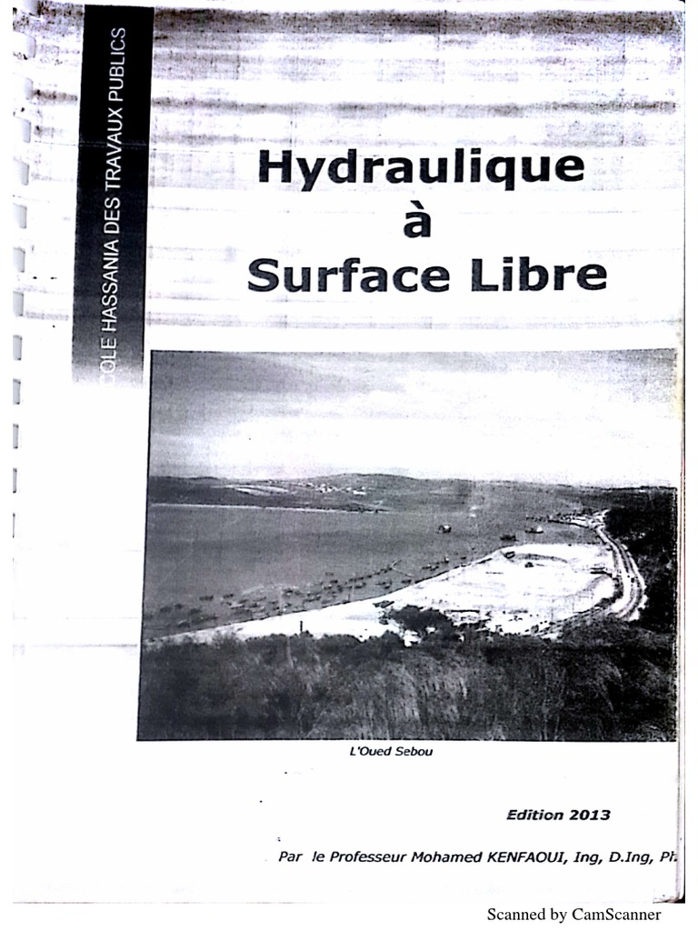 Cours Hydraulique À Surface Libre | PDF