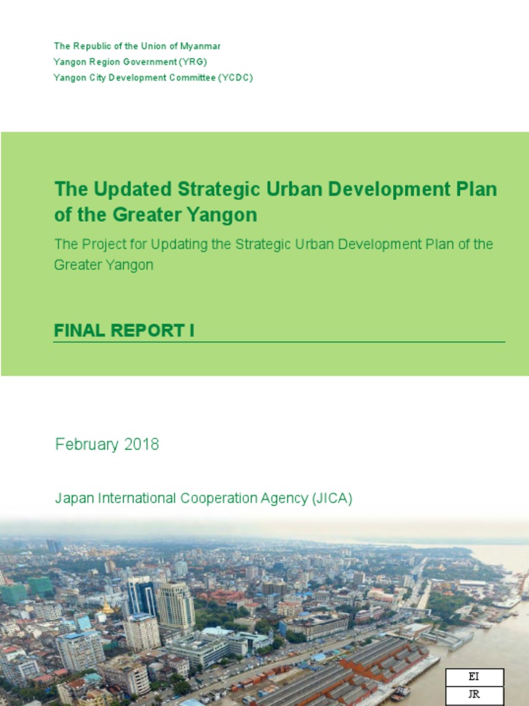 Yangon City Urban Development | PDF | Flood | Water Supply