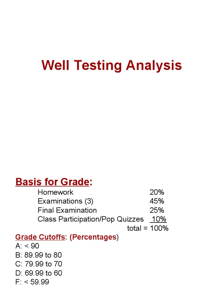 Well Testing Fundamentals and Applications | PDF | Gases | Pressure