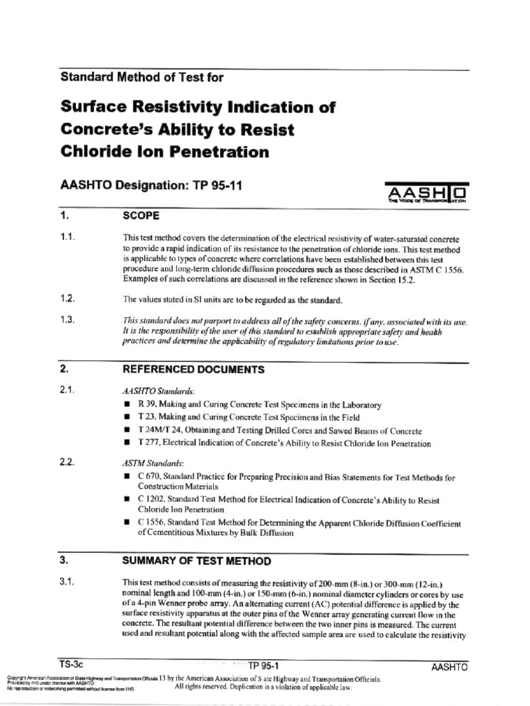 Aashto TP95-11 | PDF