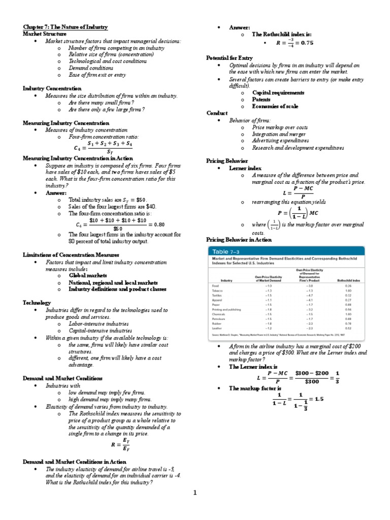 Mageco Notesch7 8 | PDF | Profit (Economics) | Monopoly