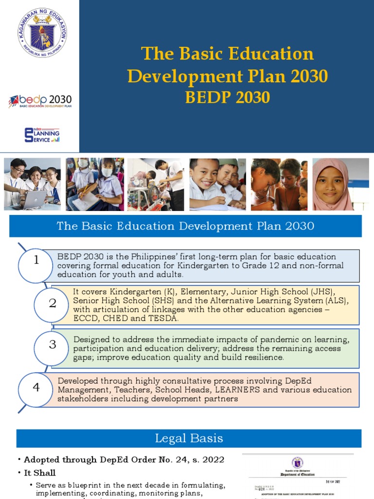 BEDP 2030 by DepEd Planning Service Director Roger Masapol | PDF ...