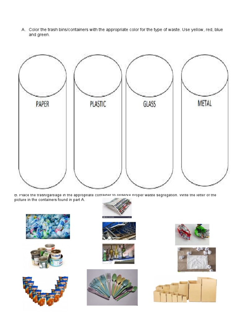 Waste Segregation and Recycling Quiz | PDF | Home & Garden