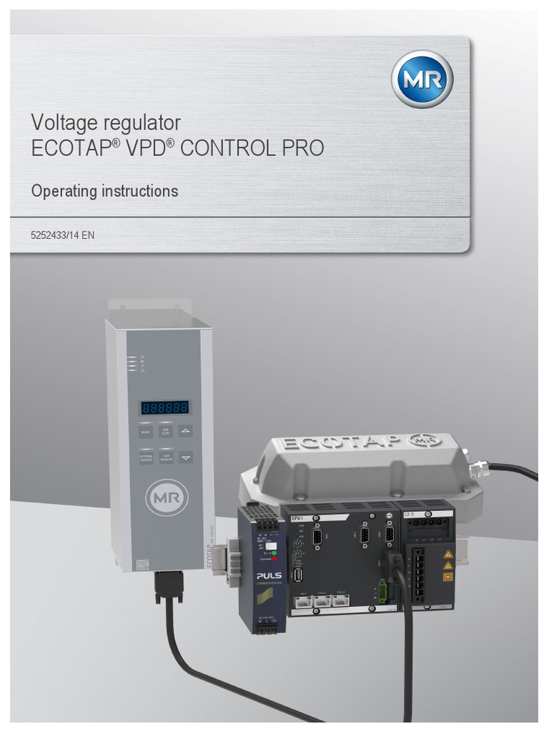 Voltage Regulator Ecotap VPD Control Pro: Operating Instructions | PDF ...