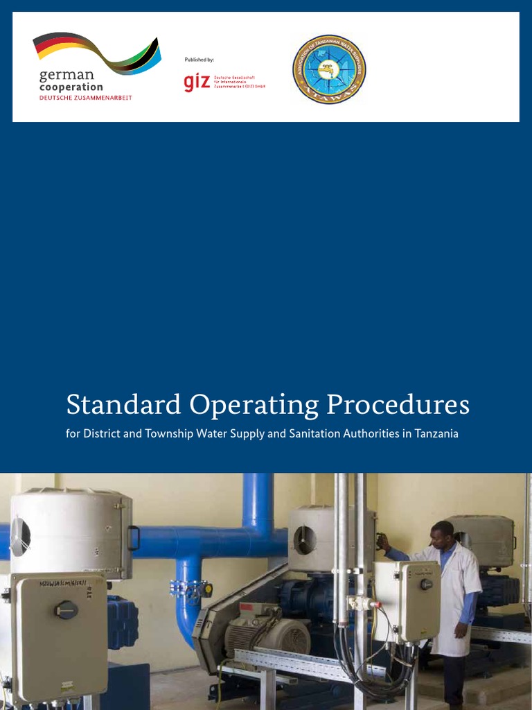 Standard Operating Procedures: For District and Township Water Supply ...
