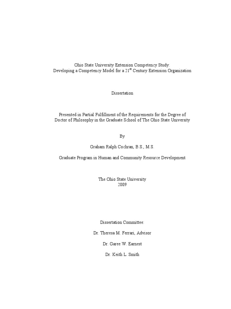 Osu 1243620503 | PDF | Competence (Human Resources) | Methodology