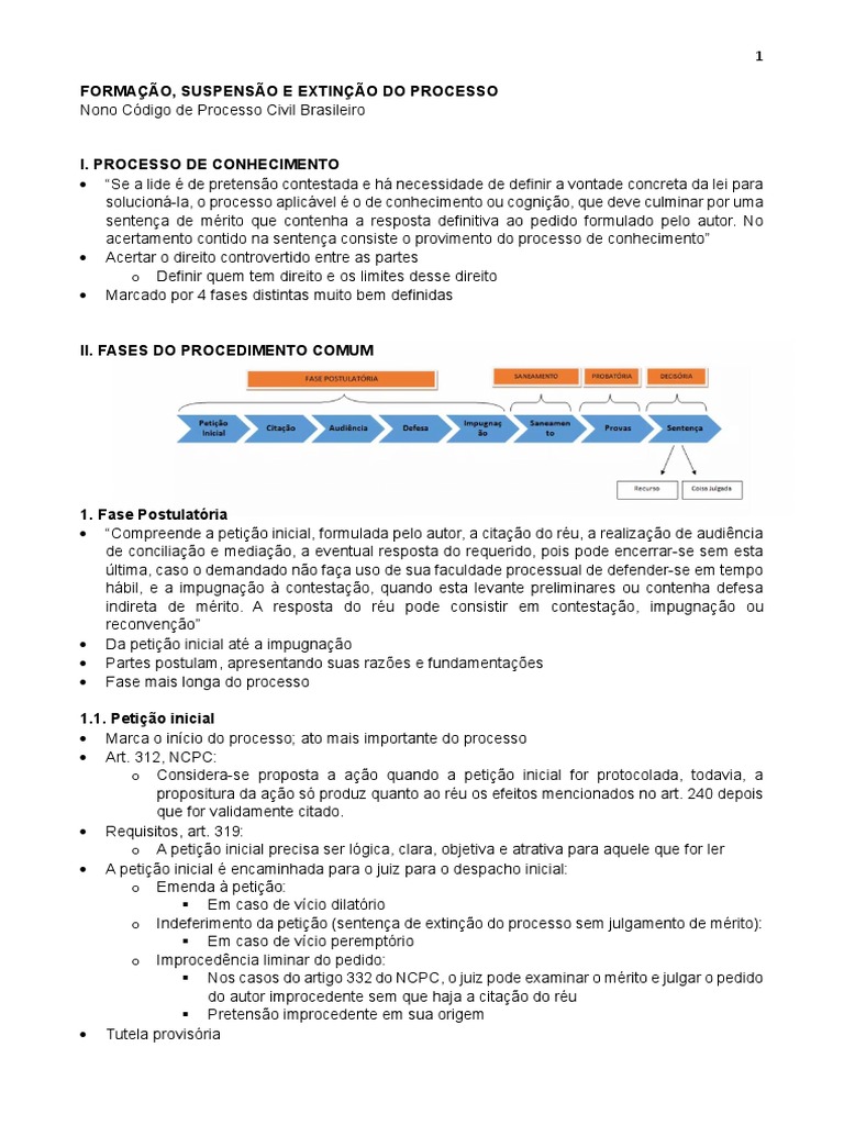 Extinção do Processo no CPC | PDF | Sentença (jurídico) | Citação ...