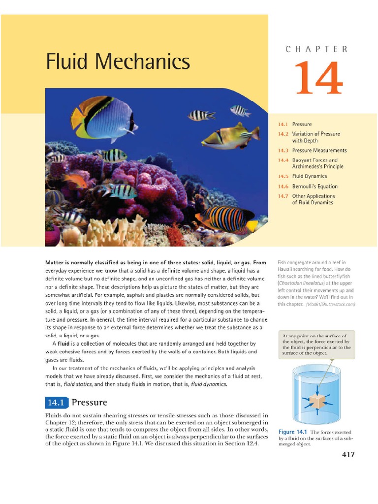 Chapter - 14 - 1-Fluid Mechanics | PDF