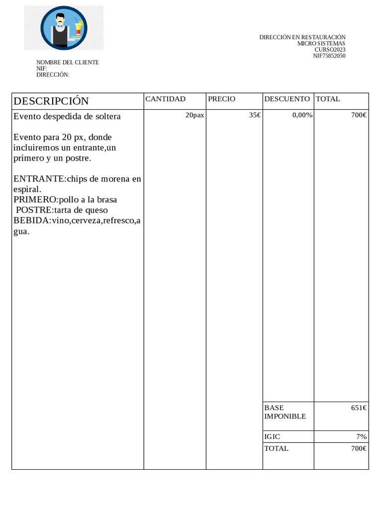Factura Proforma | PDF