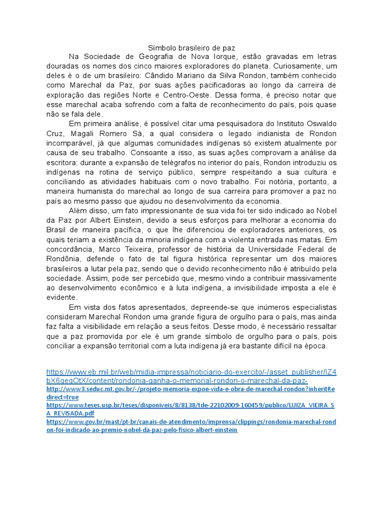 Marechal Rondon - Nicole Nishioka | PDF