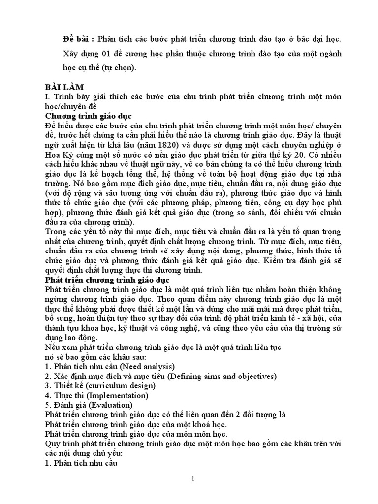 Bìa Phát Triển Ct Và Tc Qt Đt Đh Xong | PDF