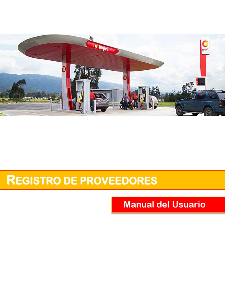 Manual de Uso - Registro de Proveedores | PDF | Contraseña | Estado financiero
