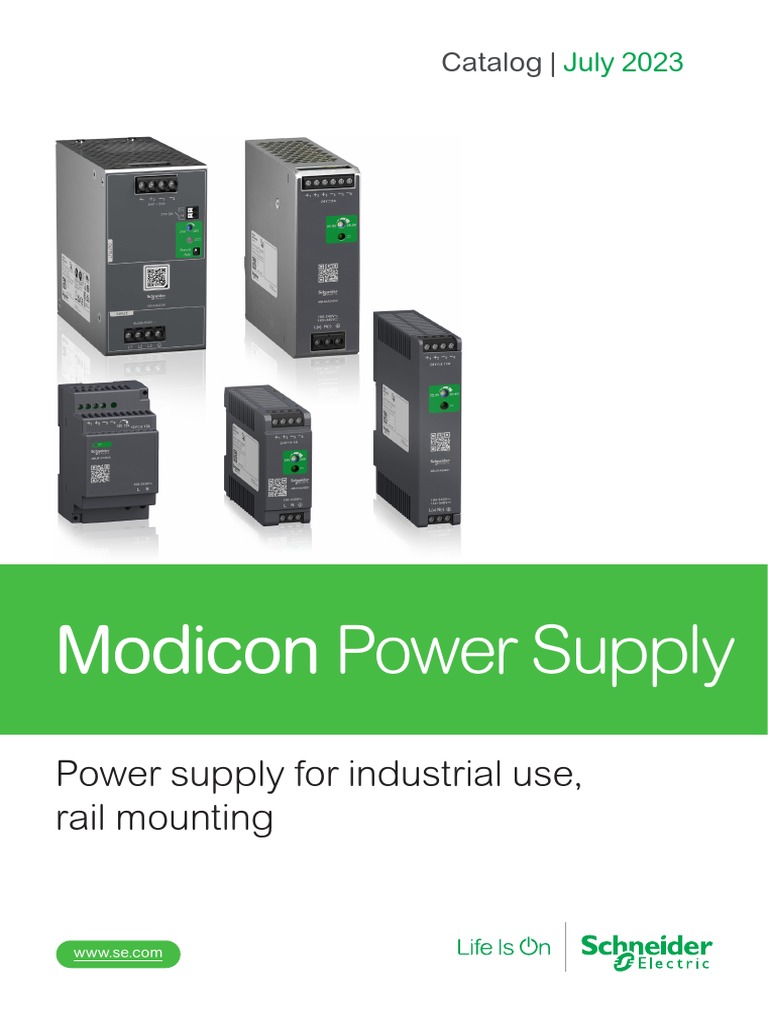 Modicon ABL Regulated Power Supply For Industrial Use - July 2023 | PDF ...