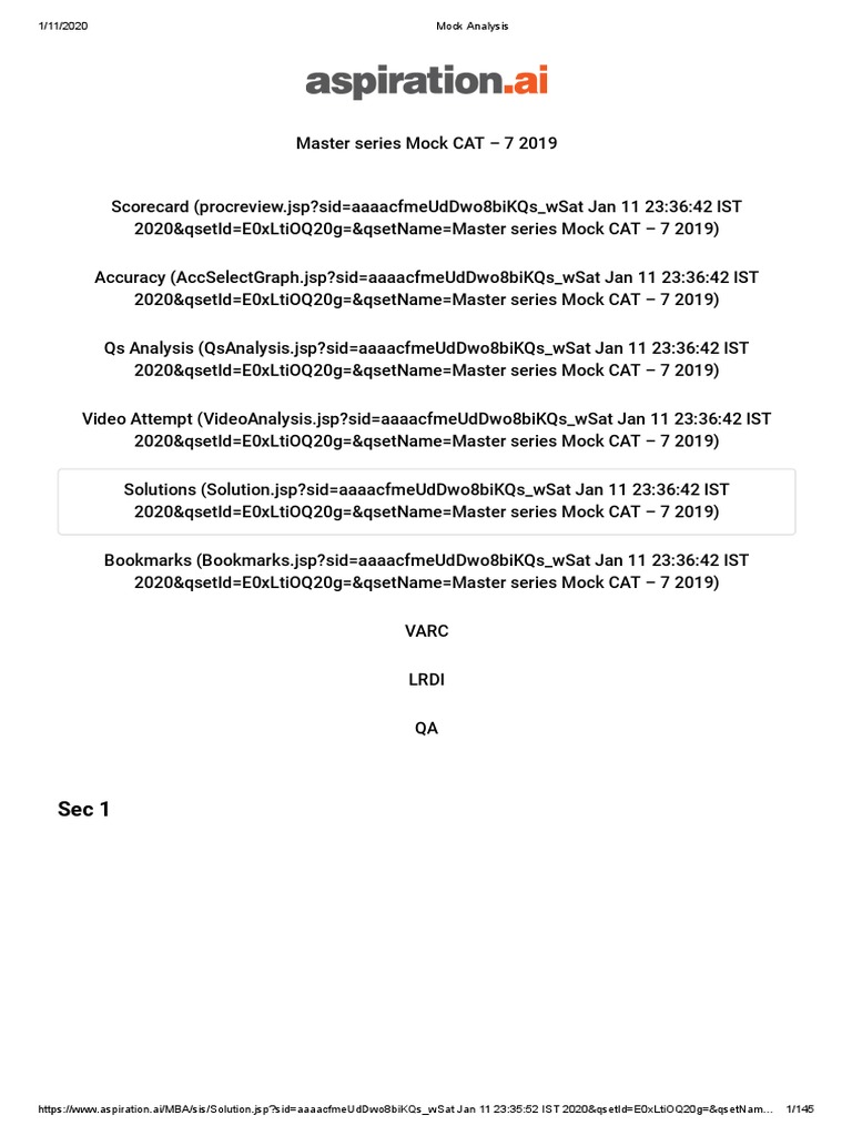 Master Series Mock-7 Soln | PDF | Mangrove | Thermostat