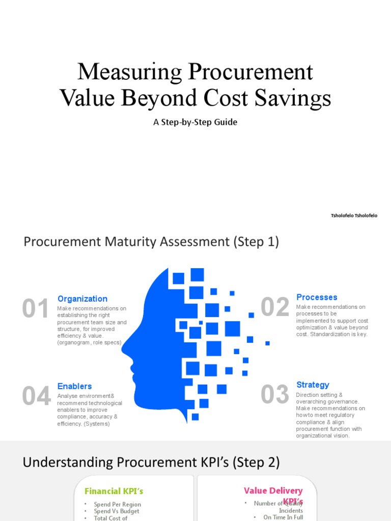 Measuring Procurement Value Beyond Savings | PDF | Procurement ...