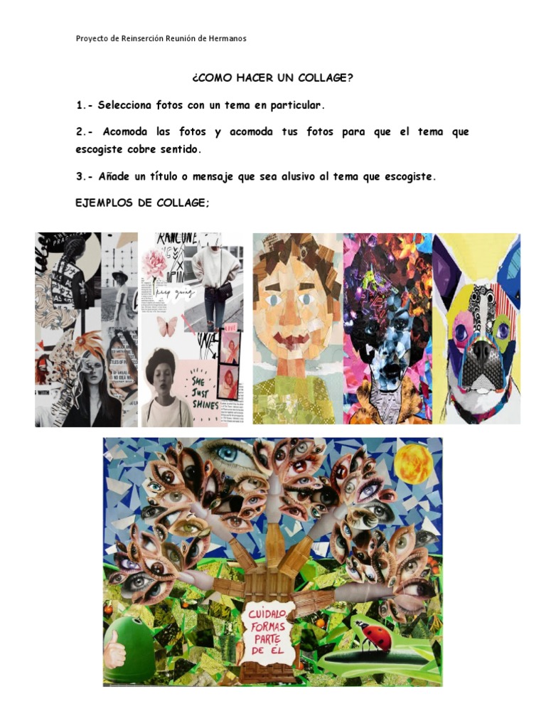 Como Hacer Un Collage | PDF | Crecimiento personal y profesional ...