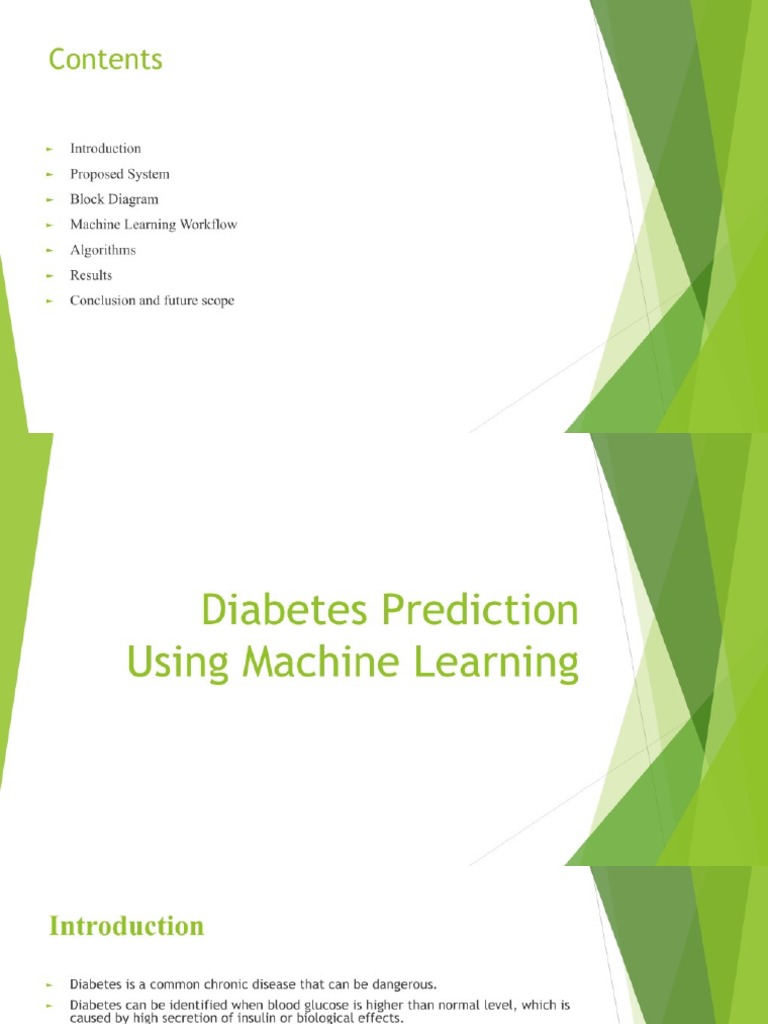 Diabetes Prediction | PDF