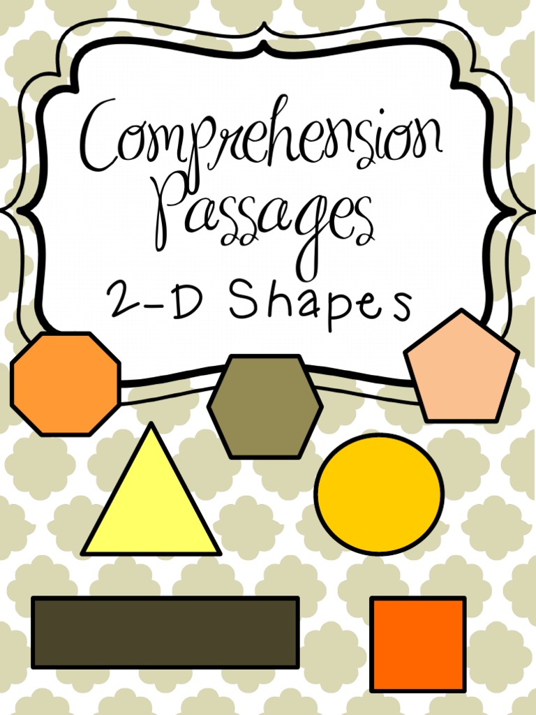 2D Shapes Comprehension Activities | PDF | Shape | Rectangle