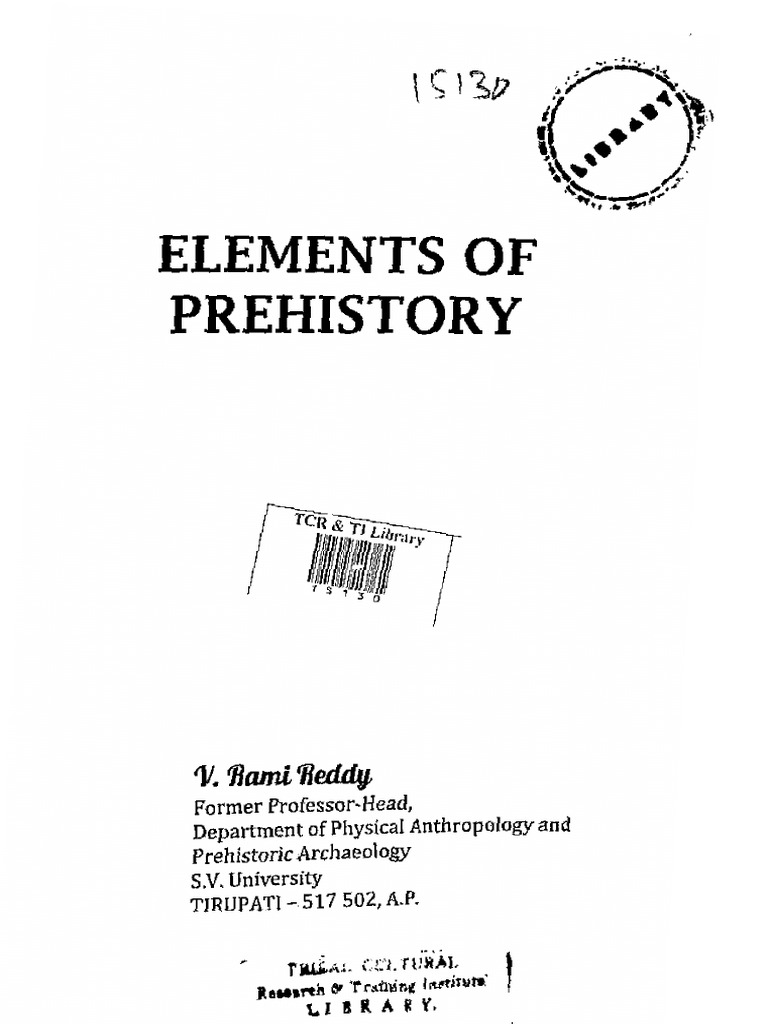 Element of Prehistory | PDF | Paleolithic | Science
