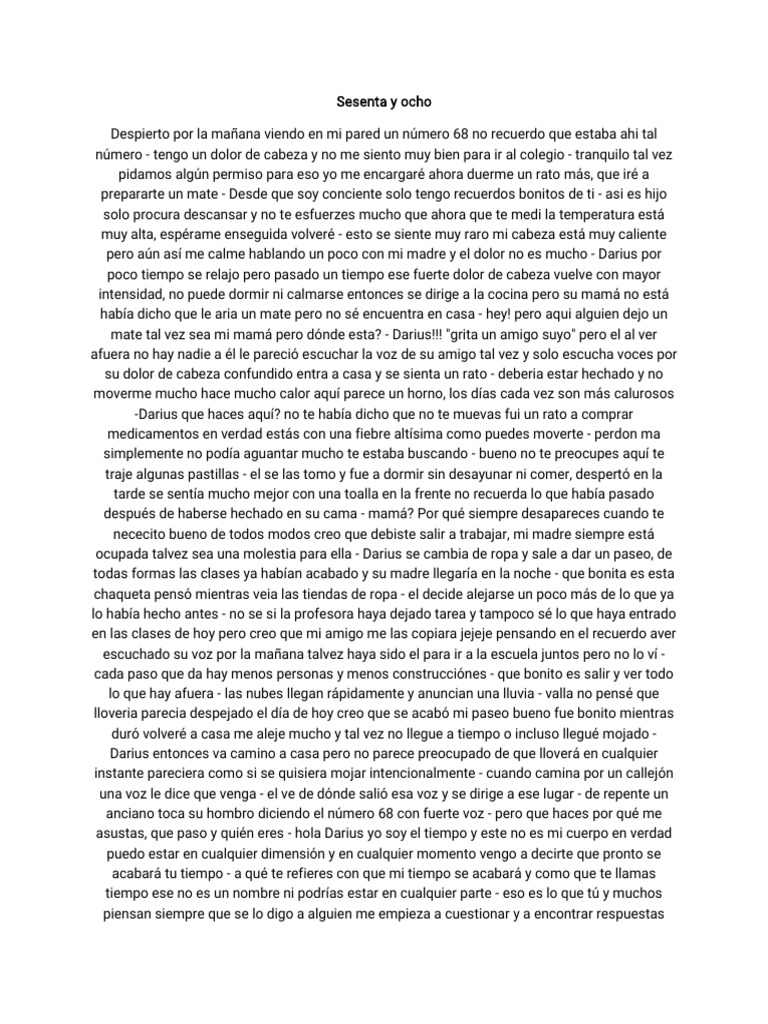 Sesenta y Ocho | PDF