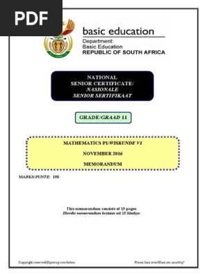 English Home Language Paper 1 November 2016 Memo Grade 11 Cheap Sale ...