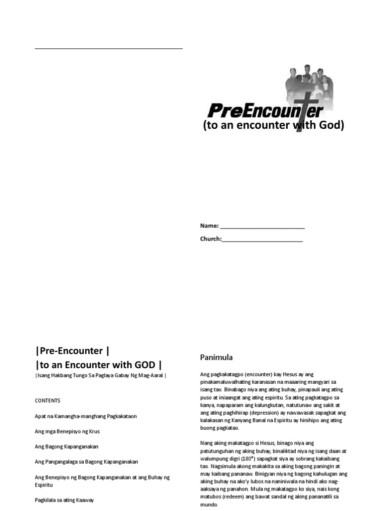 Pre ECOUNTER Landscape | PDF