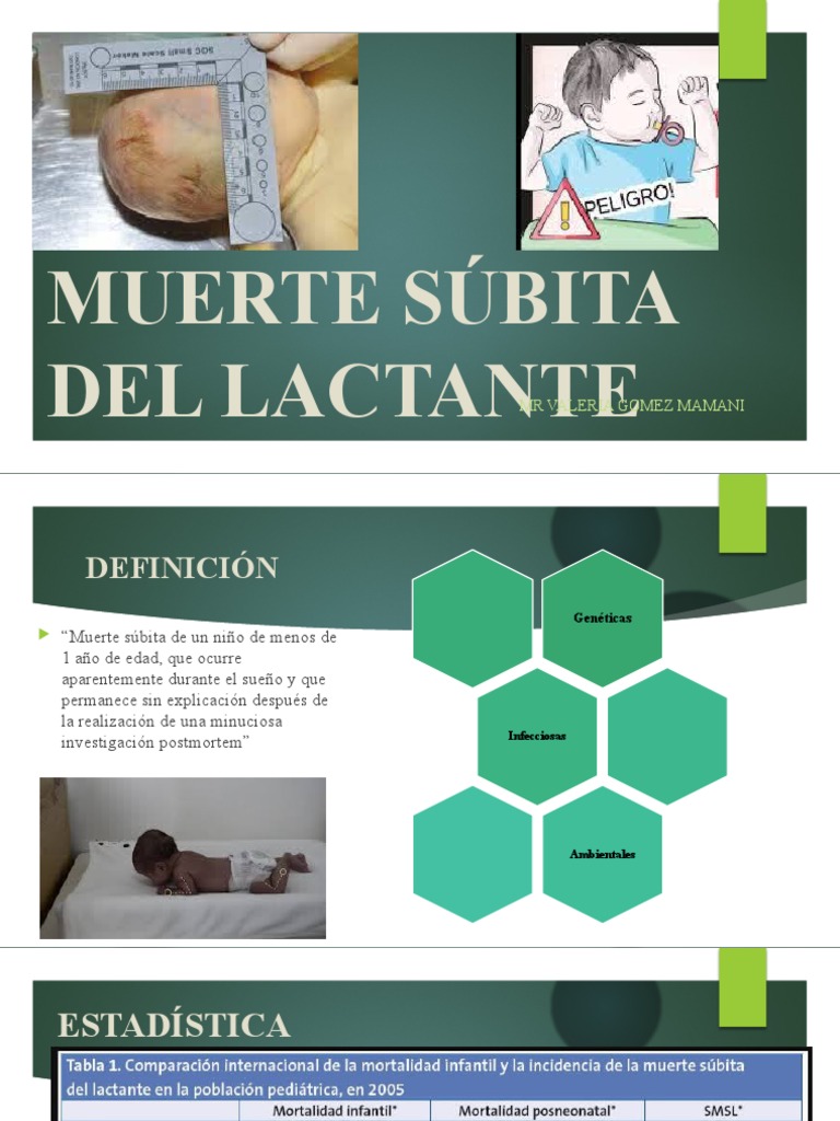 Muerte Súbita Del Lactante | PDF | Medicina CLINICA | Enfermedades y ...