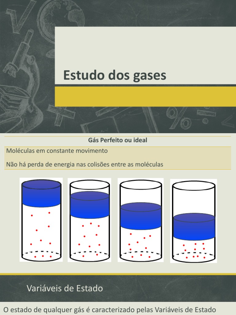 Estudo Dos Gases 2021 | PDF | Gases | Mol (unidade)
