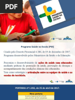 AÇÕES DO PSE 2025 Cronograma | PDF