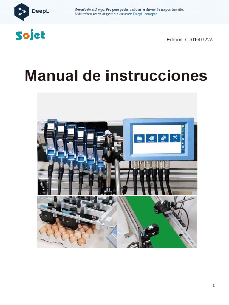 Manual de Uso de Impresora Sojet | PDF