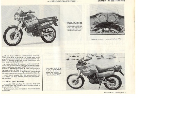 YAMAHA TENERE (pg5) | PDF
