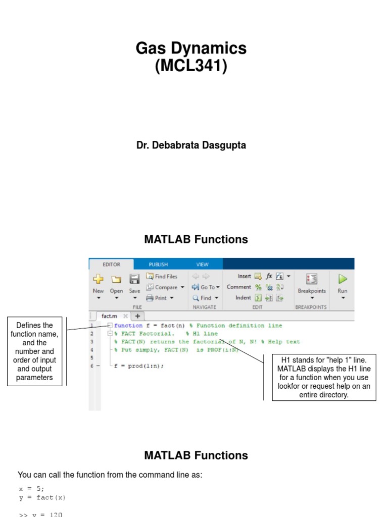 Lab 2 - Isentropic Flows | Download Free PDF | Function (Mathematics) | Matlab