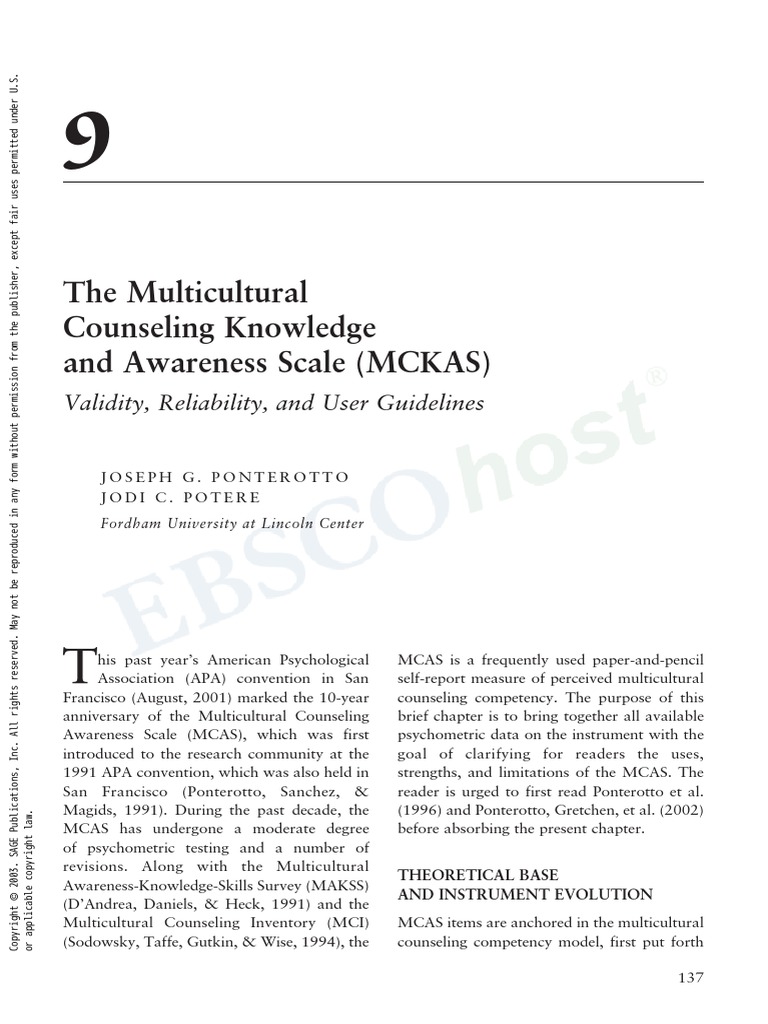 D'Andrea Daniels y Jo NoonanThe Multicultural Counseling Caps 9 y 10 ...