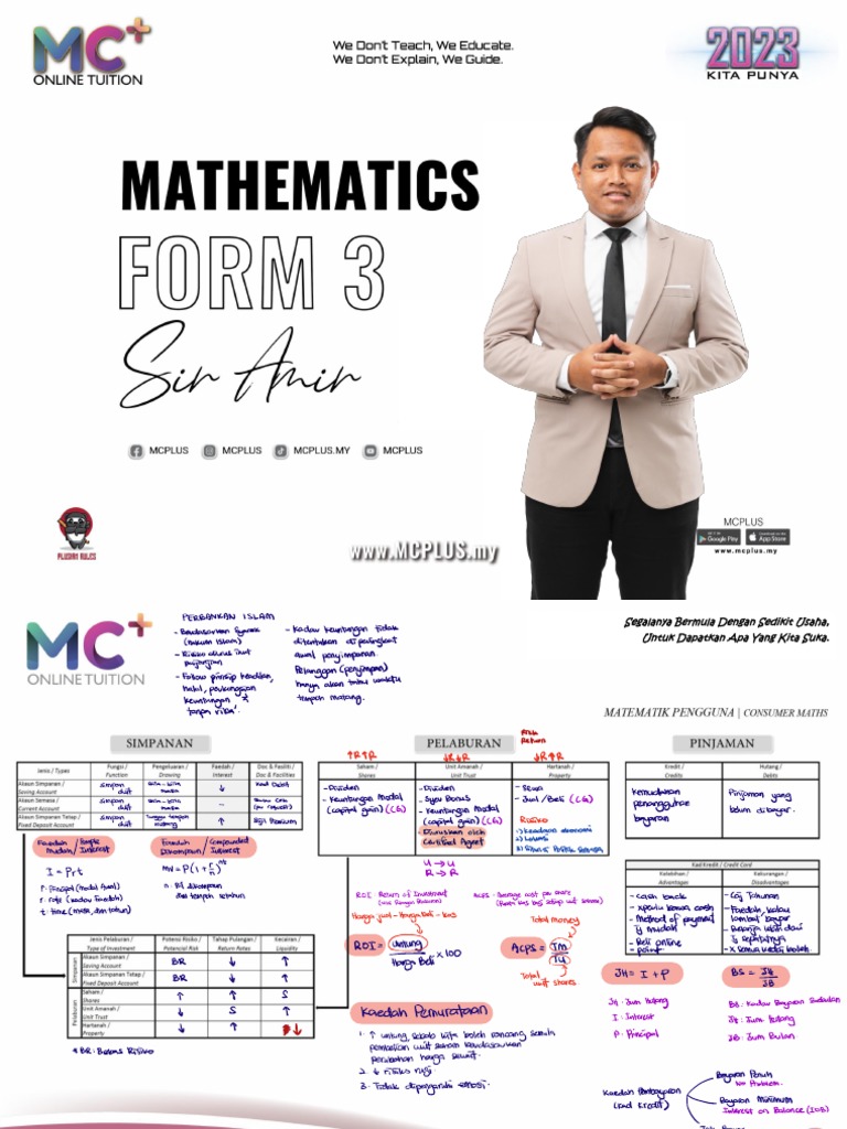 Chapt 3 - Nota Mind Map - Sir Amir | PDF