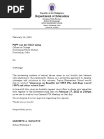 Request Letter To PNP | PDF