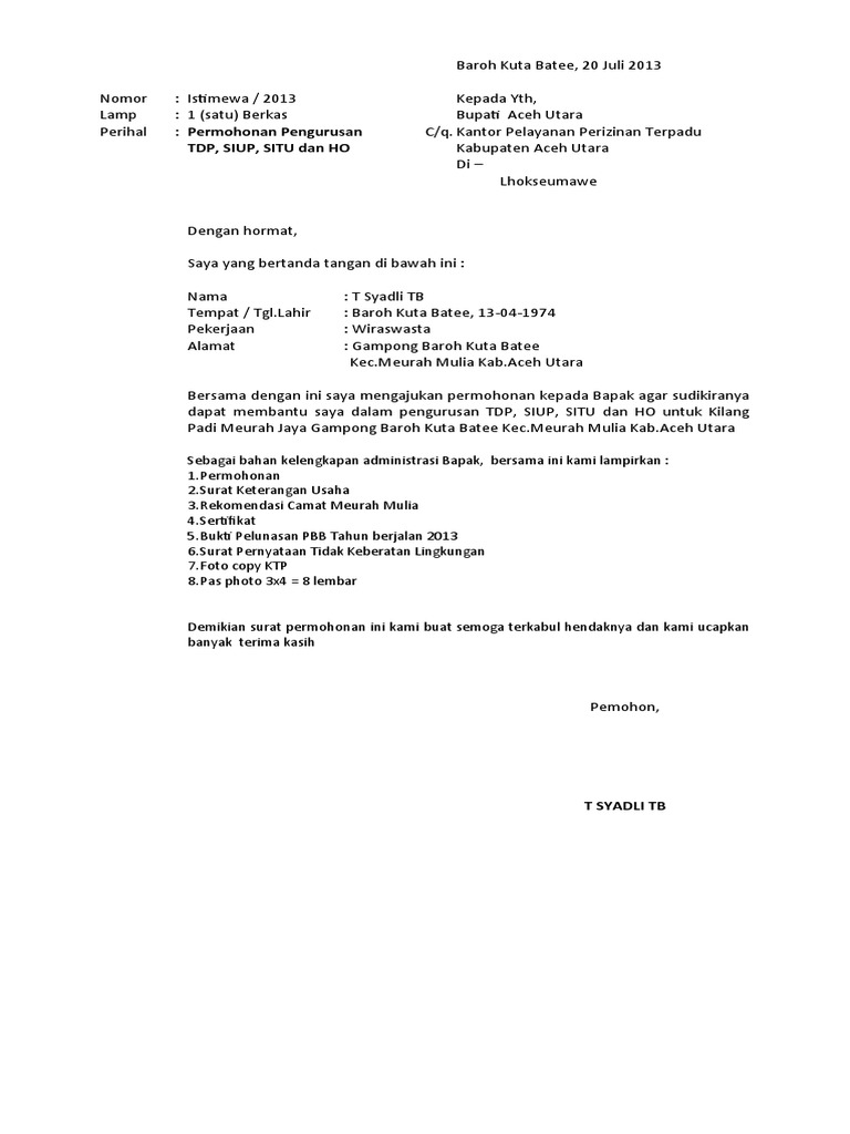 Per Urus SIUP Situ | PDF