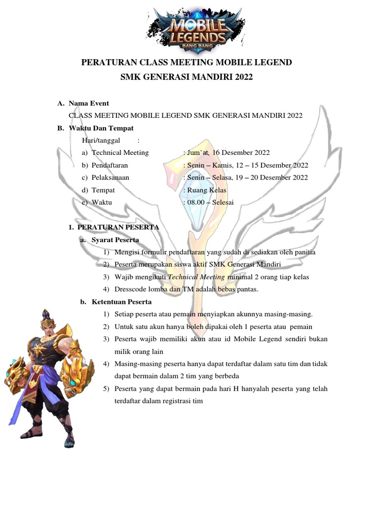 Juknis ML Classmeet | PDF | Teknologi & Rekayasa