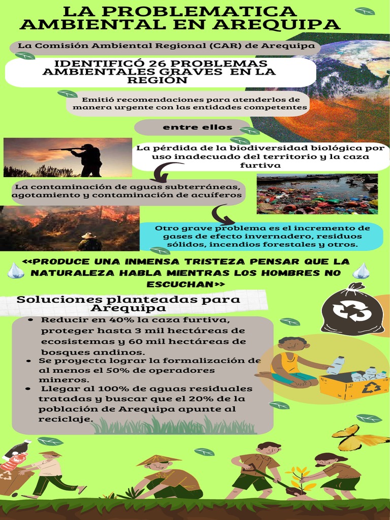 La Problematica Ambiental en Arequipa | PDF
