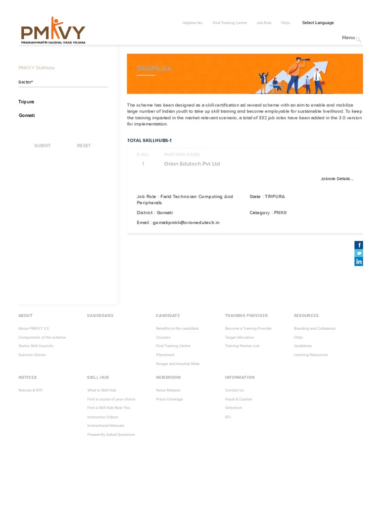 PMKVY Skill Hub | PDF | Career & Growth | Business
