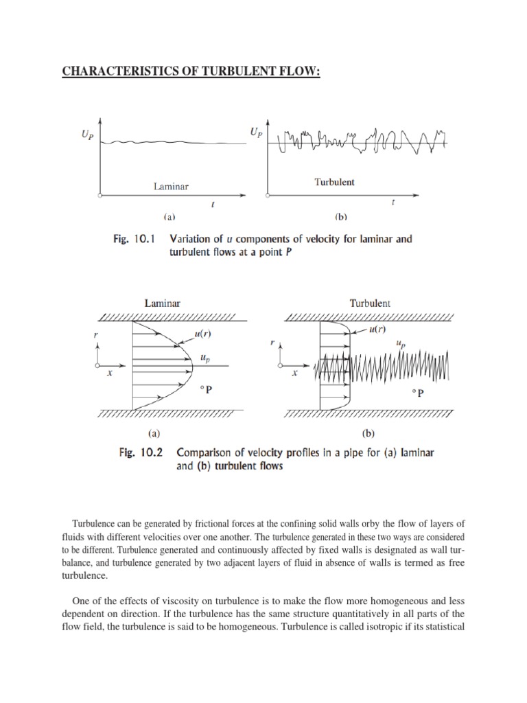 Turbulent Flow Notes AEC | PDF | Turbulence | Navier–Stokes Equations