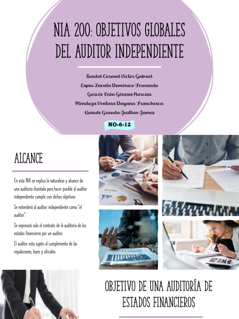 Nia 200 - Objetivos Globales Del Auditor Independiente | PDF | Auditoría | Contralor